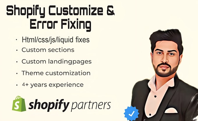 Do shopify customization and fix shopify error by Saddamrana81 | Fiverr