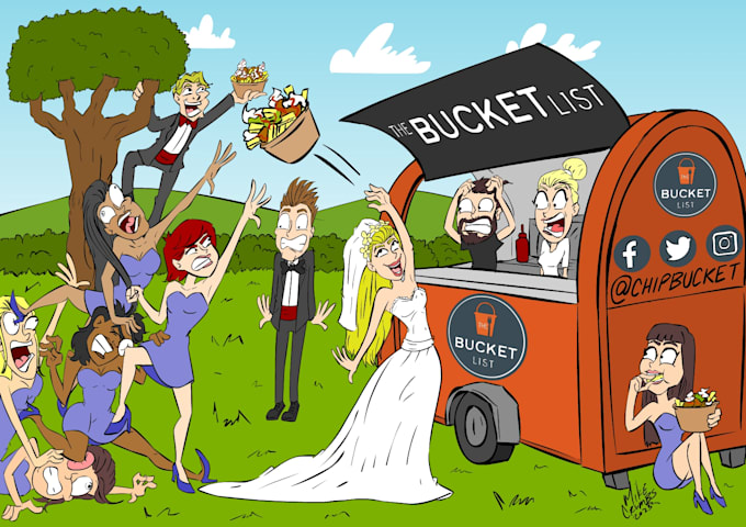 Create a cartoon flyer by Mike_crumbs | Fiverr