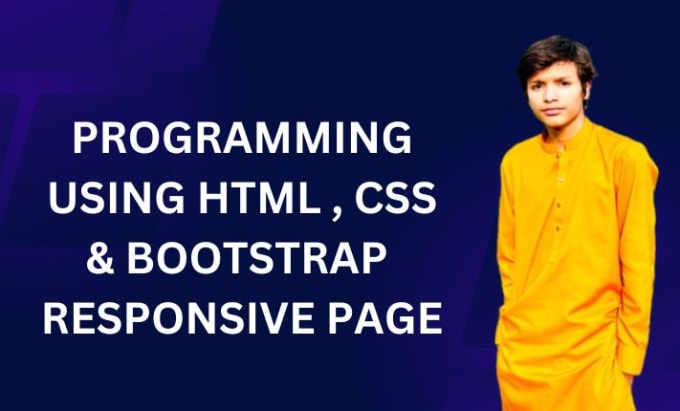Create Pages Using Html Css And Bootstrap By Agha 97 Fiverr