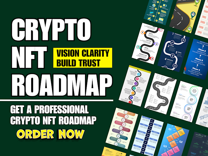 Design aesthetic crypto roadmaps in 15 hrs by Neatem_design | Fiverr
