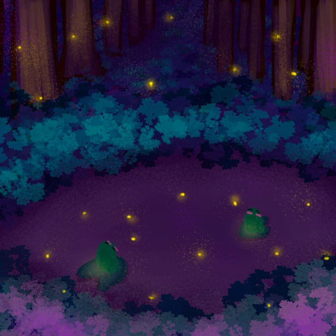 Draw cute customized scenes for your backgrounds by Mariana_cadena | Fiverr