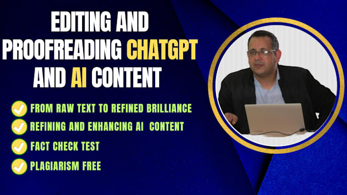 Enhance and refine your chatgpt and ai content by Ielc2023 | Fiverr