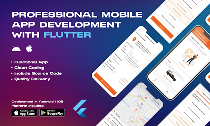 Develop cross platform mobile apps using flutter by Buwonotech | Fiverr