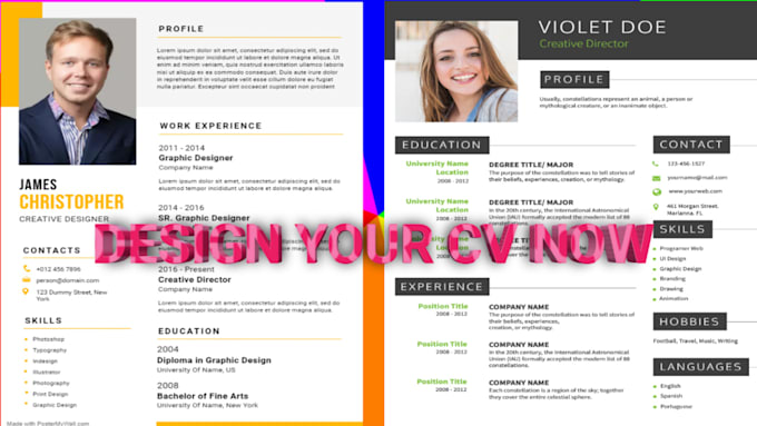 Design your cv expert, resume and cover letter by Hasnain_riaaz | Fiverr