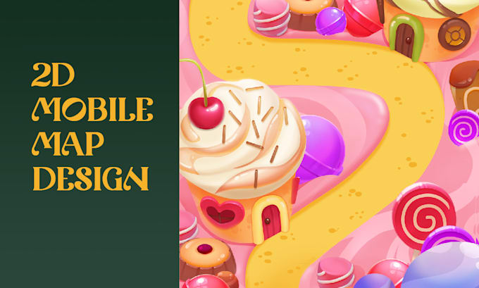 Draw a level map for 2d mobile game by Nastovski_101 | Fiverr