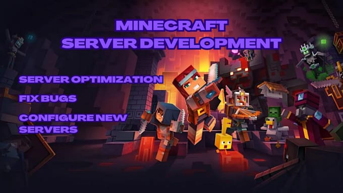 Manage your minecraft server by Diegohernndezpr | Fiverr