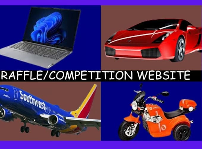 Design a luxury raffle competition website, giveaway website by Johan ...