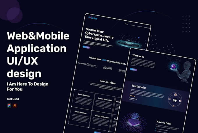 Do mobile app design, website ui ux design and dashboard by Khurramshaik778 | Fiverr