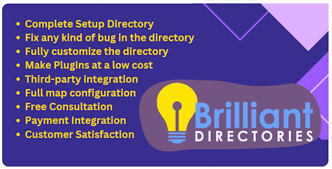 Customize and design brilliant directories by Brilliant_dir | Fiverr