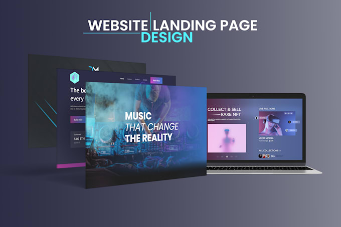 Do modern website ui design, clean and engaging interfaces by Danish_media | Fiverr