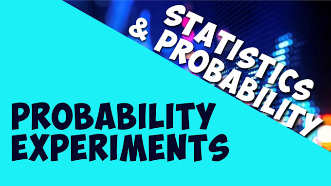 Assist you in your statistics and probability problems by Taosem | Fiverr
