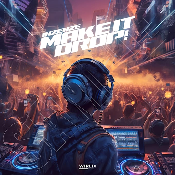 Do an eye catching album art cover for your new release by ...