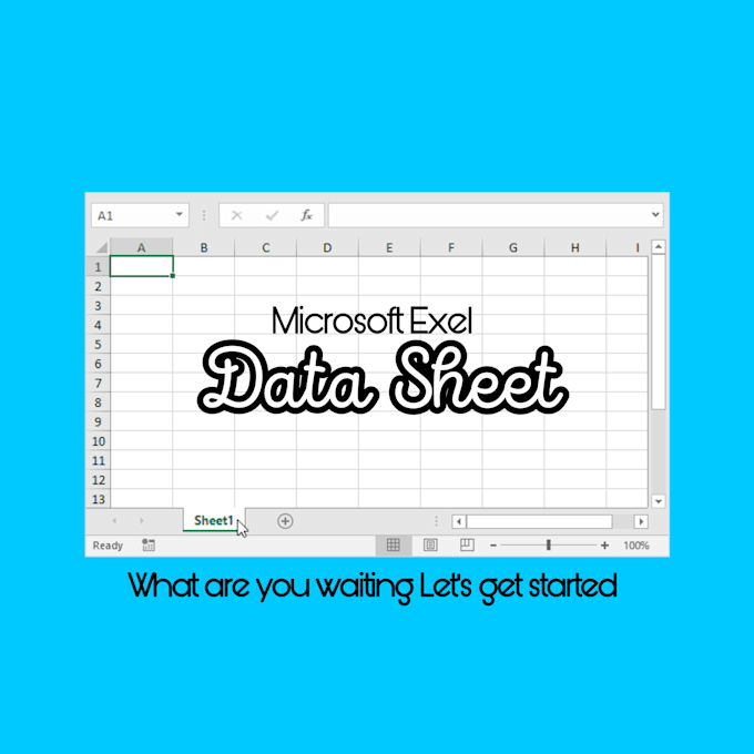 Make you a excel data sheet by Moshah_ | Fiverr