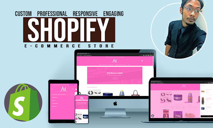 Design a shopify ecommerce website by Royalblackgfx | Fiverr