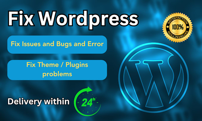 Fix your wordpress issue, problem, error, and bugs fast by Youmed17 ... Fix your wordpress issue, problem, error, and bugs fast by Youmed17 ...