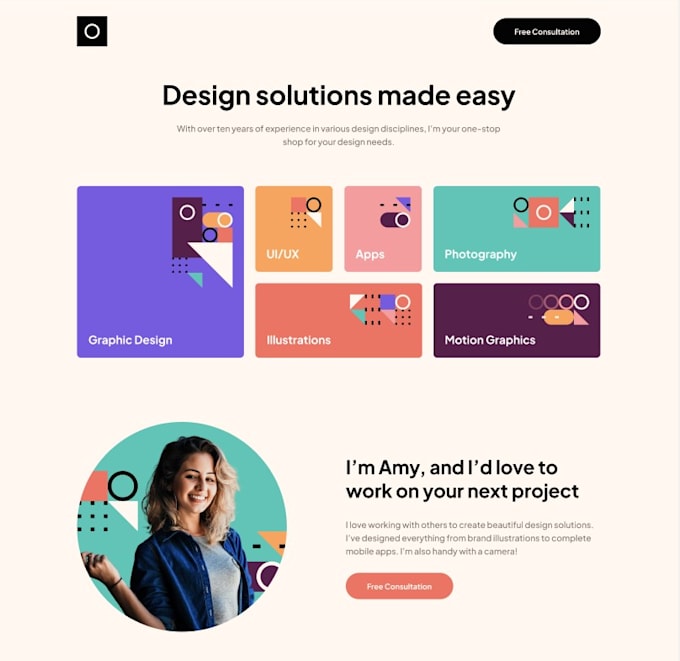 Design responsive website bu using html, css, and javascript by ...