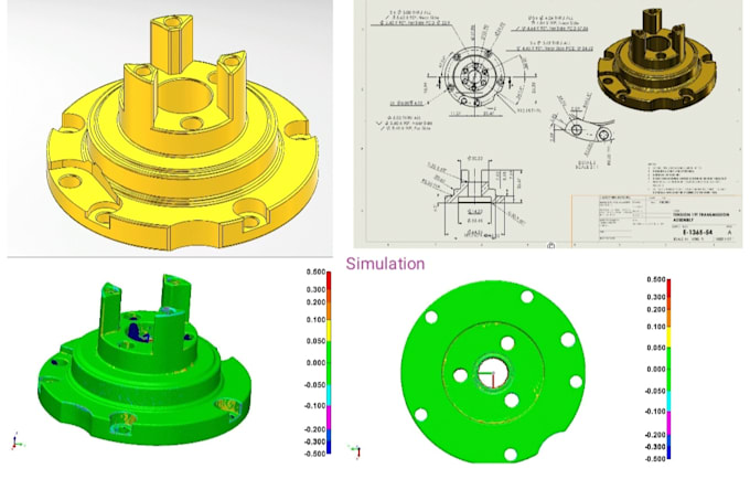 Design 2d and 3d with fea,cae,cfd simulation on solidworks and ansys by Sahil_bunker3 | Fiverr