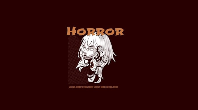 Design unique custom made halloween, horror styled logo by Marina ...