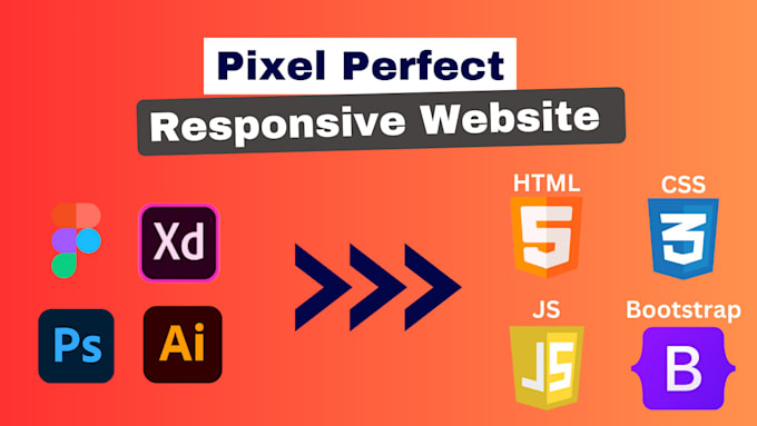 Do Figma To Html Website Css Js Bootstrap Frontend Web Developer By