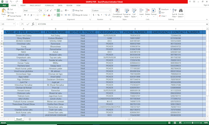 Work on data cleaning, data formatting, data sorting and other excel ...