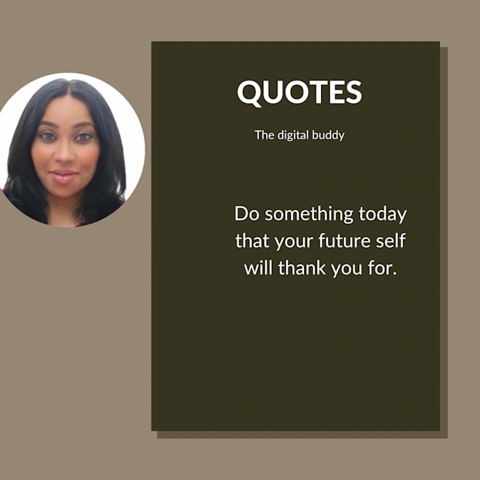 Design creative quotes of your choice by Ngala2 | Fiverr