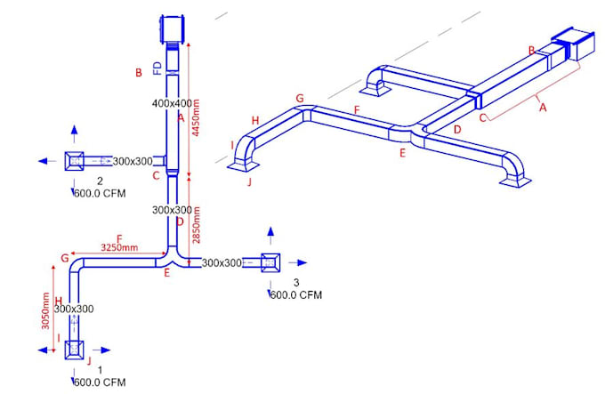 Do pressure drop design of air or gas ducts in hvac systems by ...