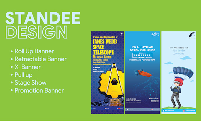 Design roll up banner, standee and retractable banner by Faisal_amin ...