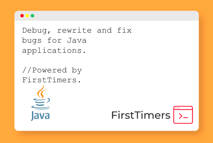 Debug, refactor and test your java projects by Firsttimers | Fiverr Debug, refactor and test your java projects by Firsttimers | Fiverr