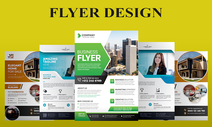 Design corporate flyer, real estate flyer, business flyer by Nhhasib ...