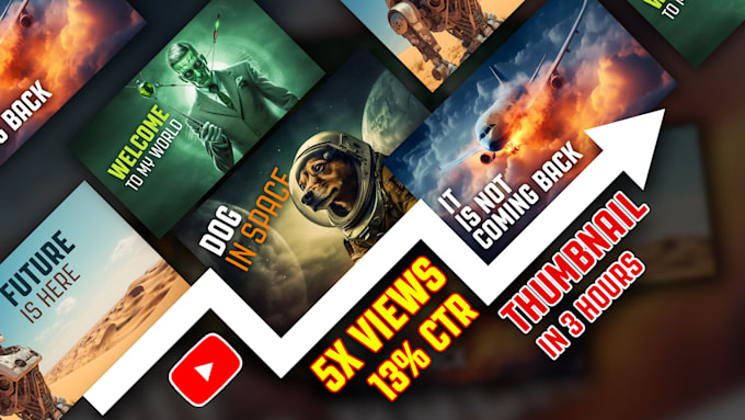 Design eye catching youtube thumbnail by Vjahtimtiaz | Fiverr