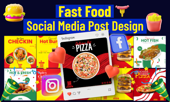 Design fast food social media post for facebook and instagram by Shafiq ...