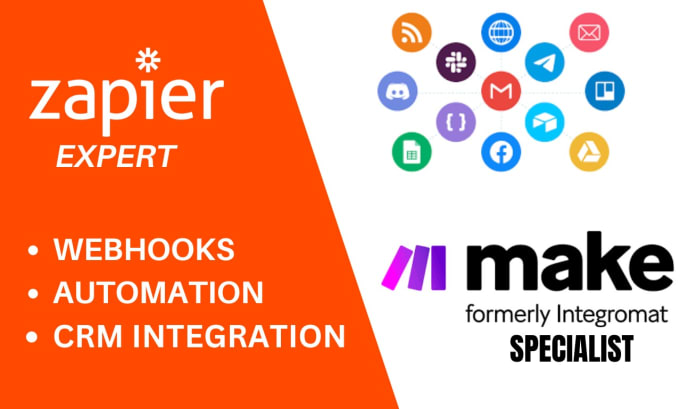 Do integration and automation with zapier and integromat by Syyeed007 | Fiverr