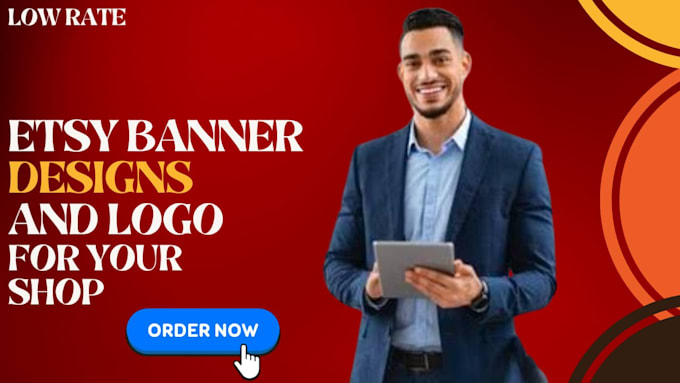 Design your etsy shop banner, etsy logo, website banner in 1 hour by ...