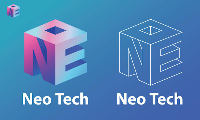 Create an isometric cube logo by Ayoubelgoumr228 | Fiverr