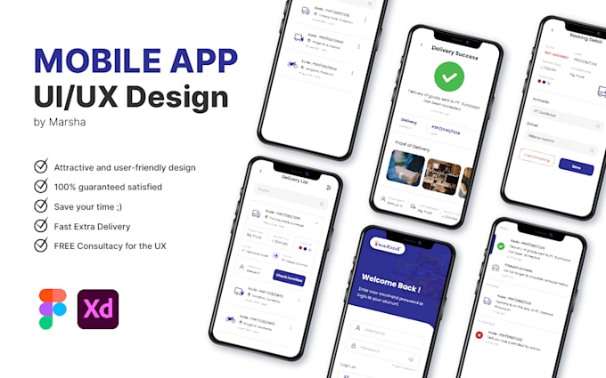 Create user friendly uiux mobile web or app design by Micolaproject ...