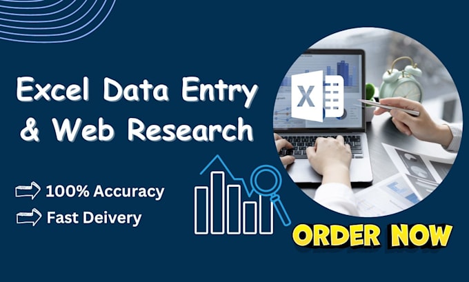 Be your virtual assistant for data entry copy paste typing and web research by Data_creator12 ...