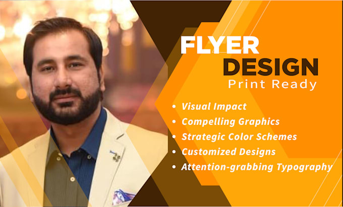 Design unique concept, print ready custom and elegant flyers, expert ...