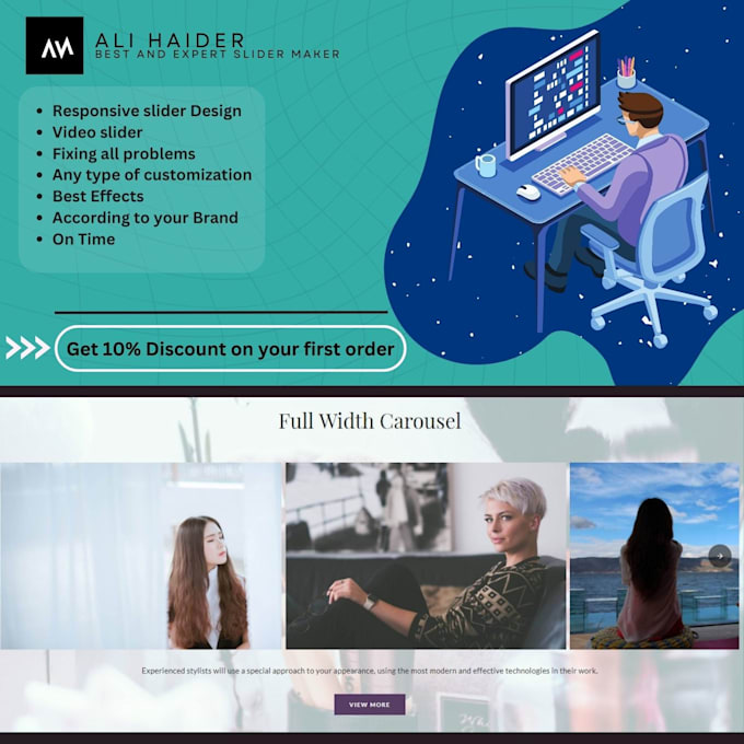 Create Responsive And Modified Slider And Also Can Fix It By Haiderali0867 Fiverr 4765