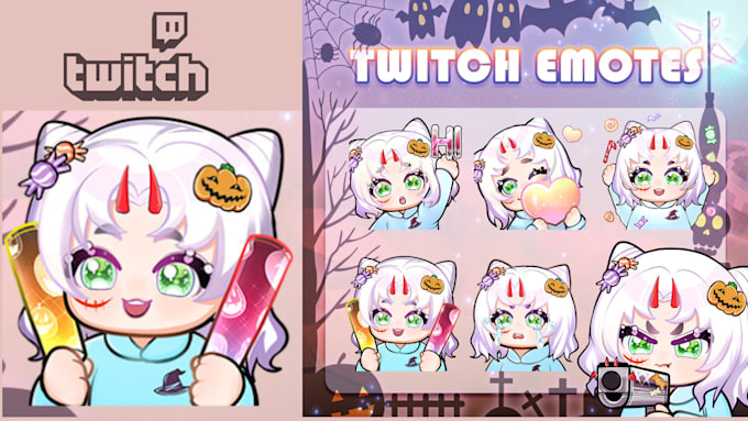 Design cool custom twitch emote for your channel by Groupemote | Fiverr