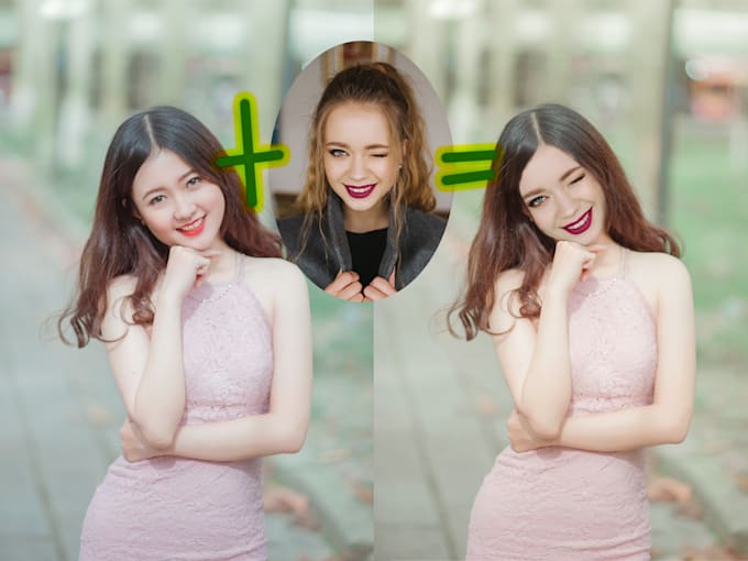 Face swap head swap realistic by Worship494 | Fiverr