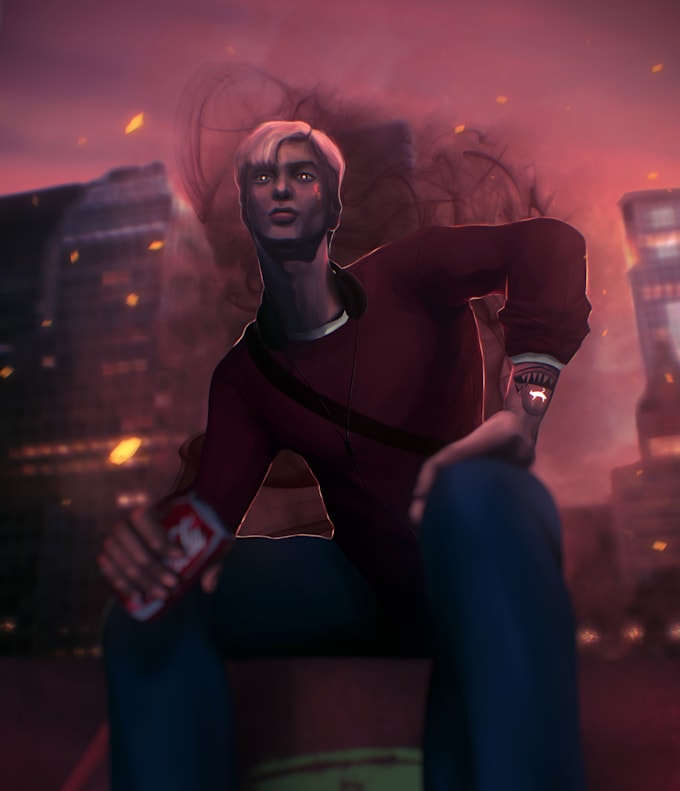 Make a professional digital painting of your character by Creatoreino ...