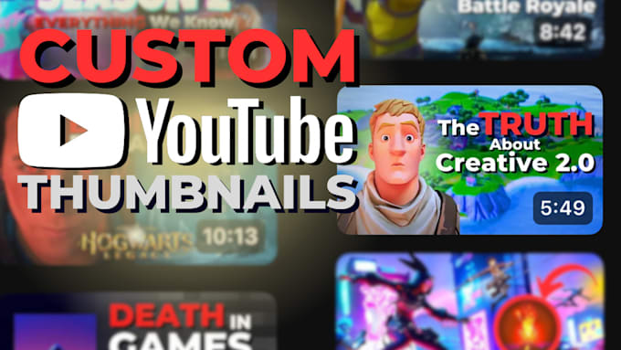 Create a custom youtube thumbnail by Felipealmeid726 | Fiverr