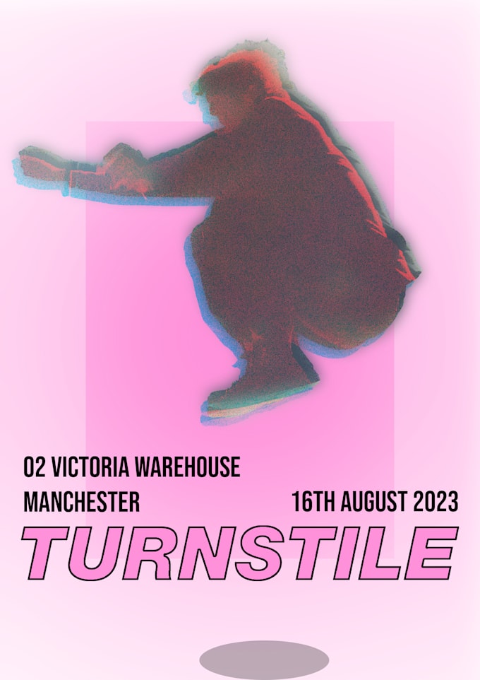 Create a poster for your bands gig by Tbartram | Fiverr