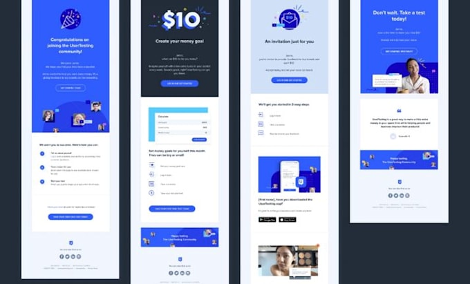 Design a clean and professional email template for you by ...