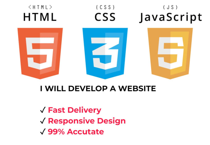 Design And Develop Website Using Html Css Python And Javascipt By Mainu