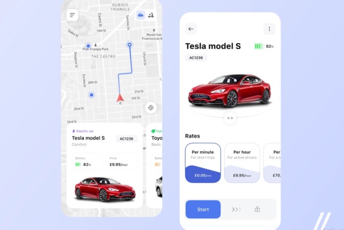 Develop gps tracker app, location tracking app, car sharing, parking ... Develop gps tracker app, location tracking app, car sharing, parking ...