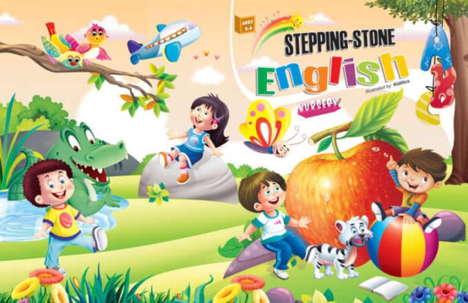 English Book Cover Design For Kids
