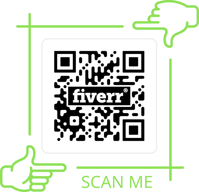 Professionally design a qr code in a variety of shapes by Mariareda340 ...