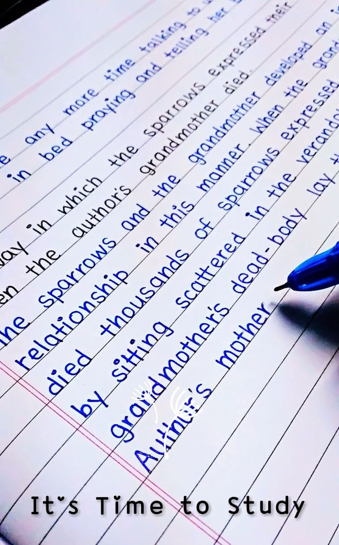 Handwriting notes and letter by Adilshahid827 | Fiverr