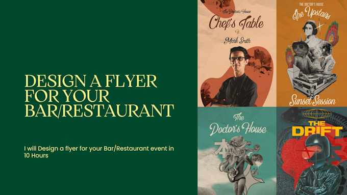 Design a cool event flyer for your restaurant or bar by Arnonraypereira ...